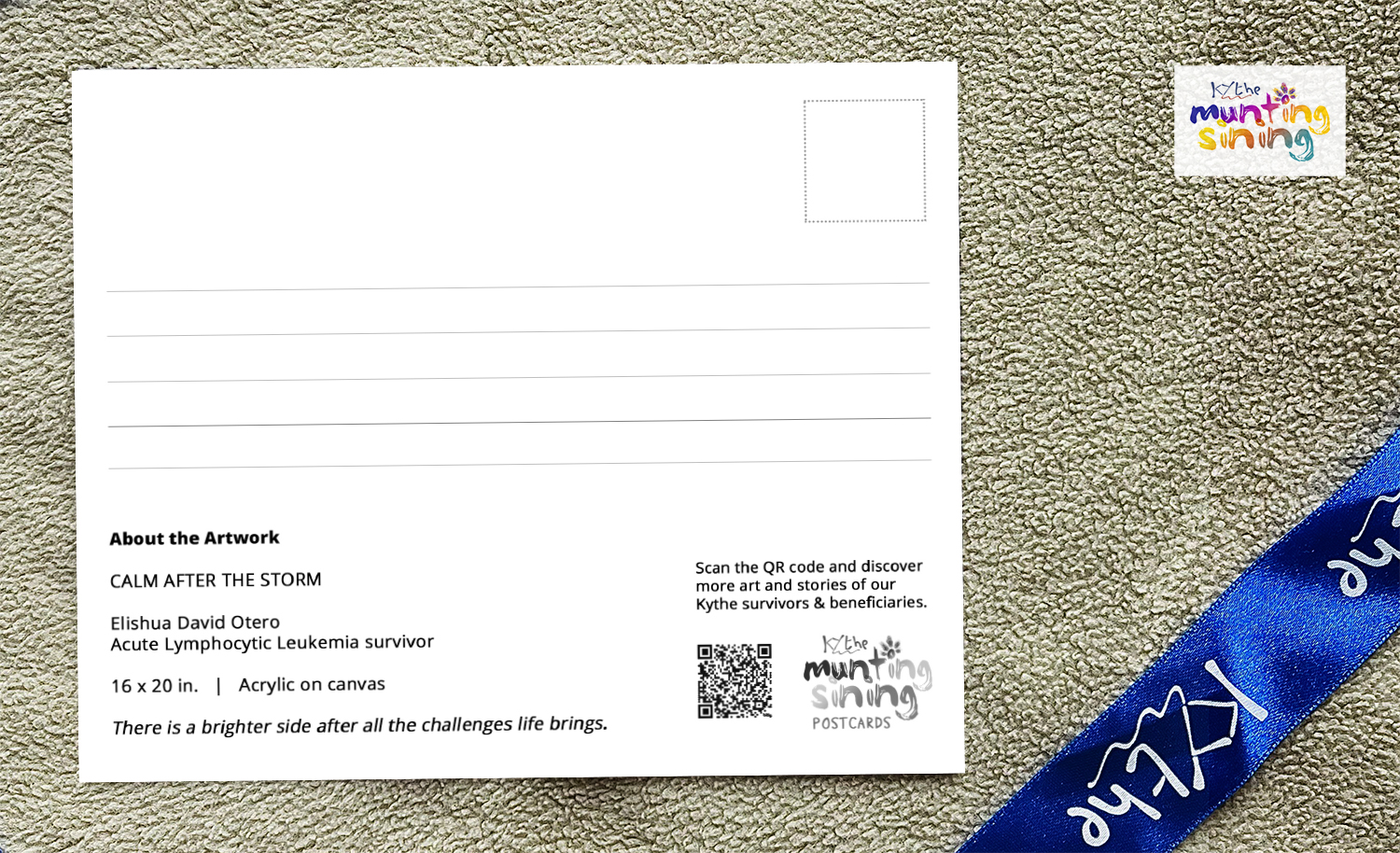 Munting Sining Postcard: Calm After the Storm - Kythe Foundation, Inc.